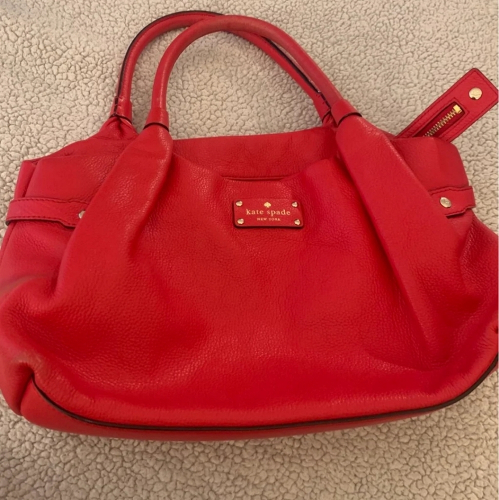 Kate Spade Red Leather Bag - Gem